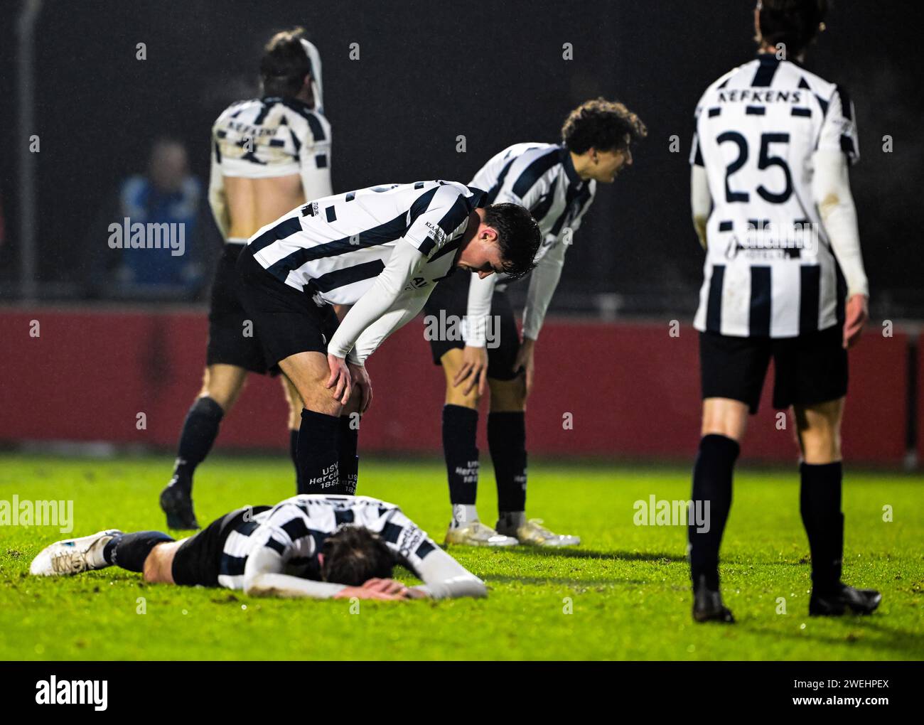 UTRECHT - Hercules players disappointed after the 3-4 lost TOTO KNVB ...