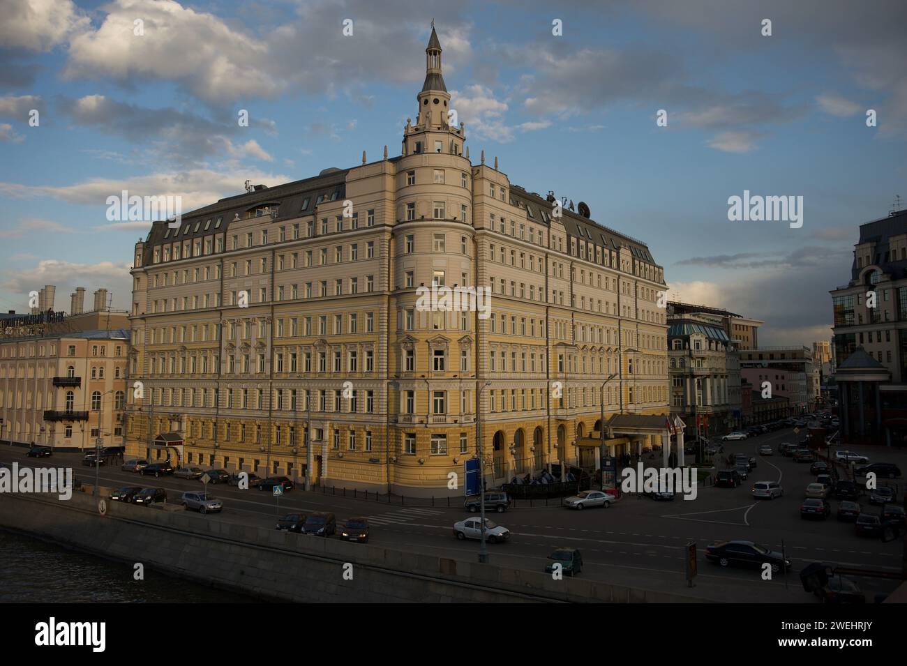 Evening Glow on Moscow's Grand Architecture Stock Photo - Alamy