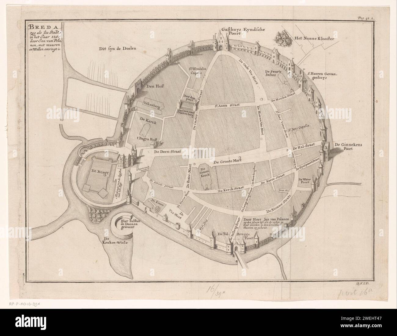 Map of breda hi-res stock photography and images - Alamy