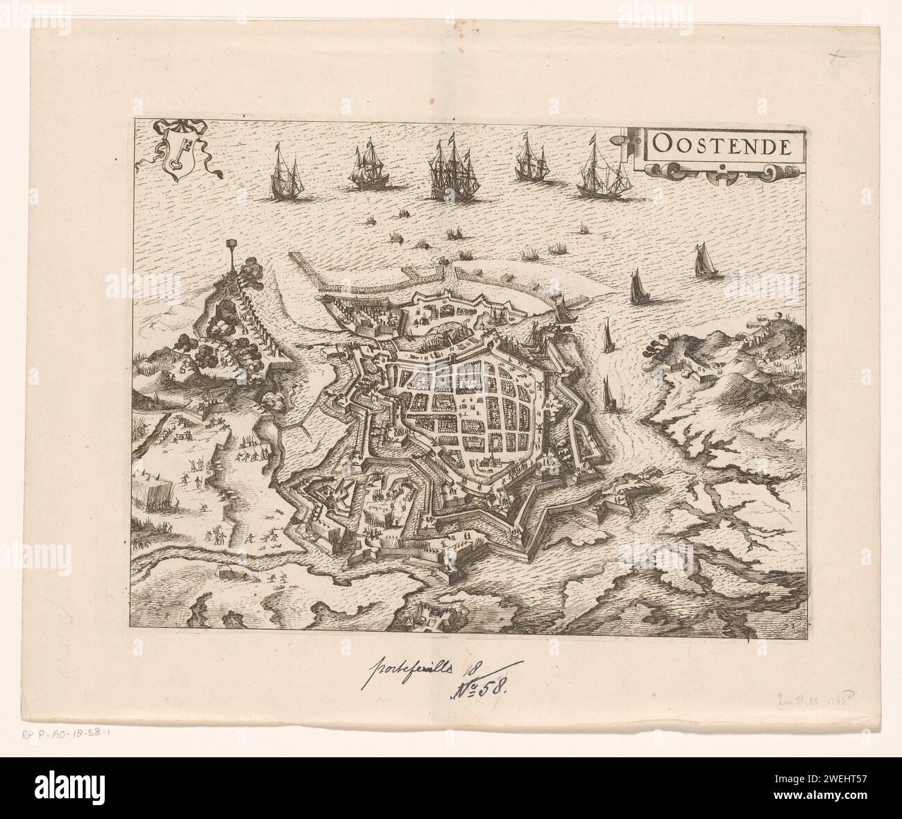 Siege of Ostend, 1601-1604, Claes Jansz. Visscher (II), 1612 - 1648 ...