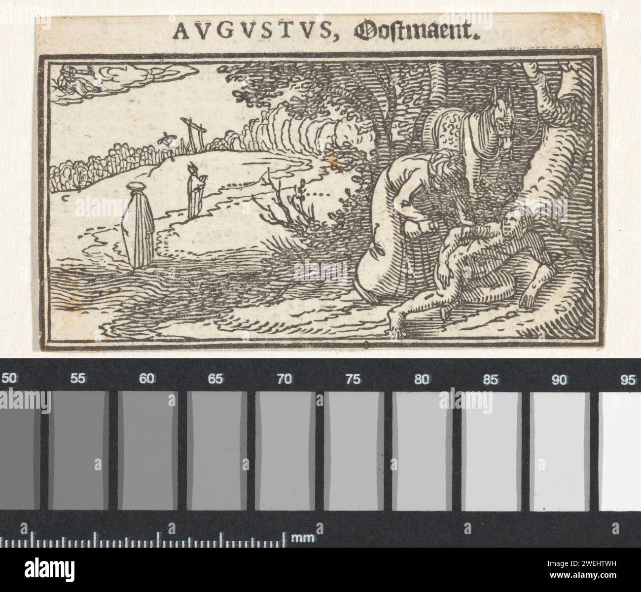 Augustus, anonymous, 1600 - 1699 print The wounded traveler is on the ...