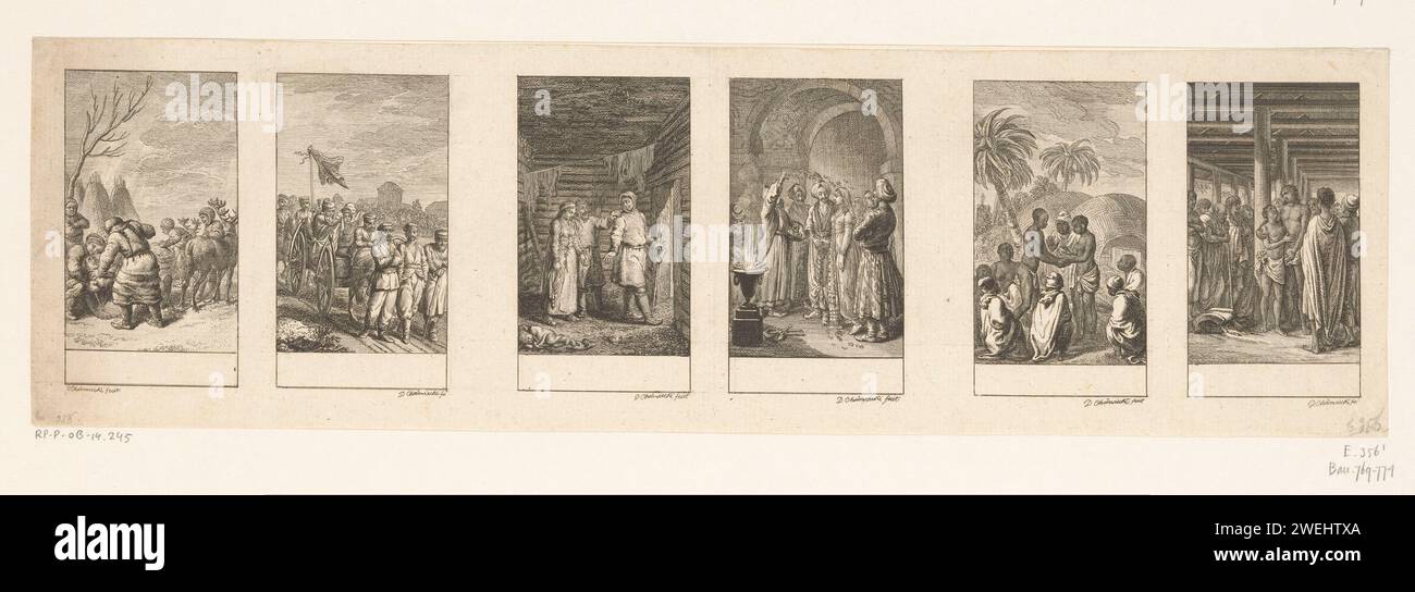 Six performances with marriage customs at different peoples, Daniel ...