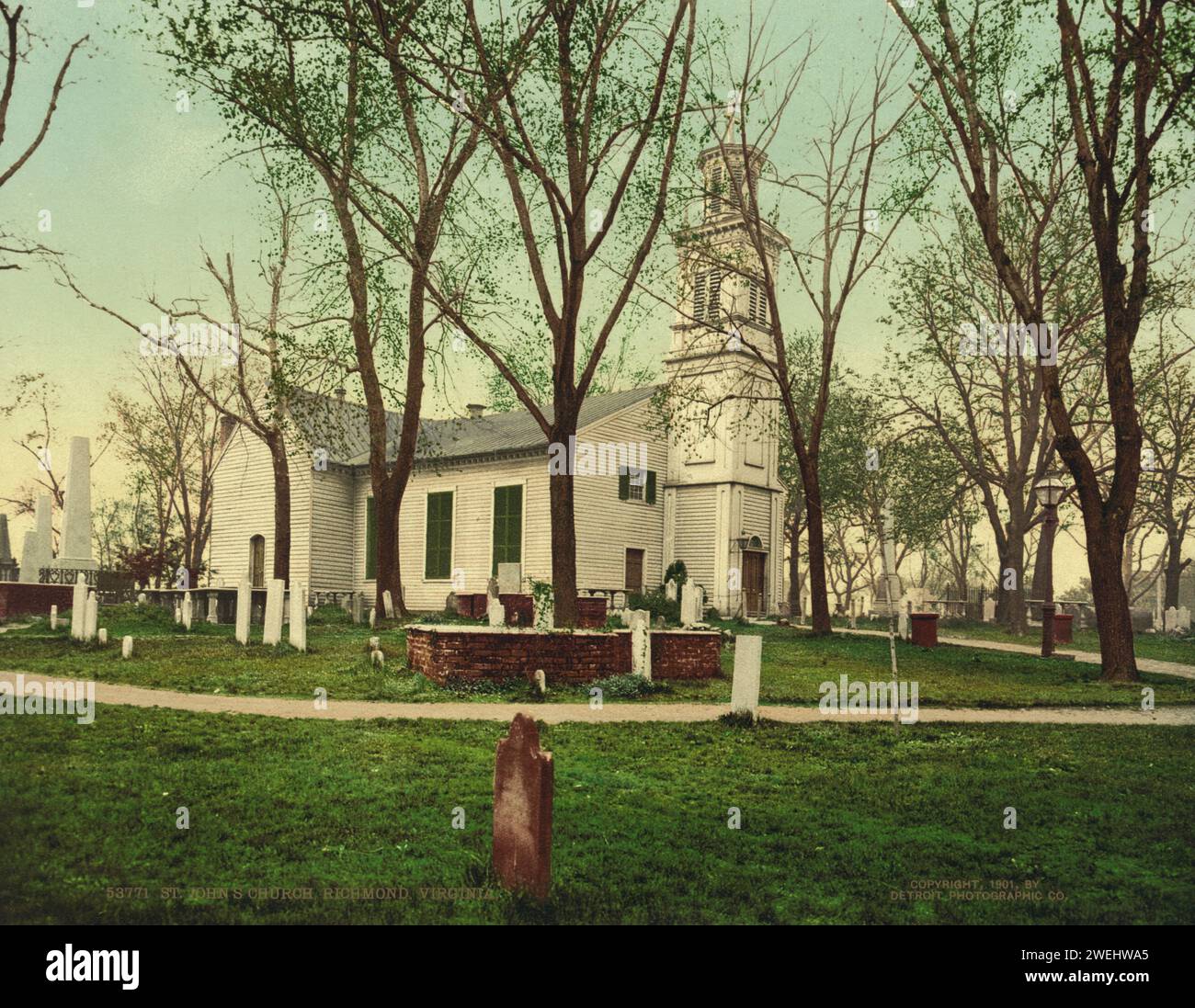 St john's church richmond hi-res stock photography and images - Alamy