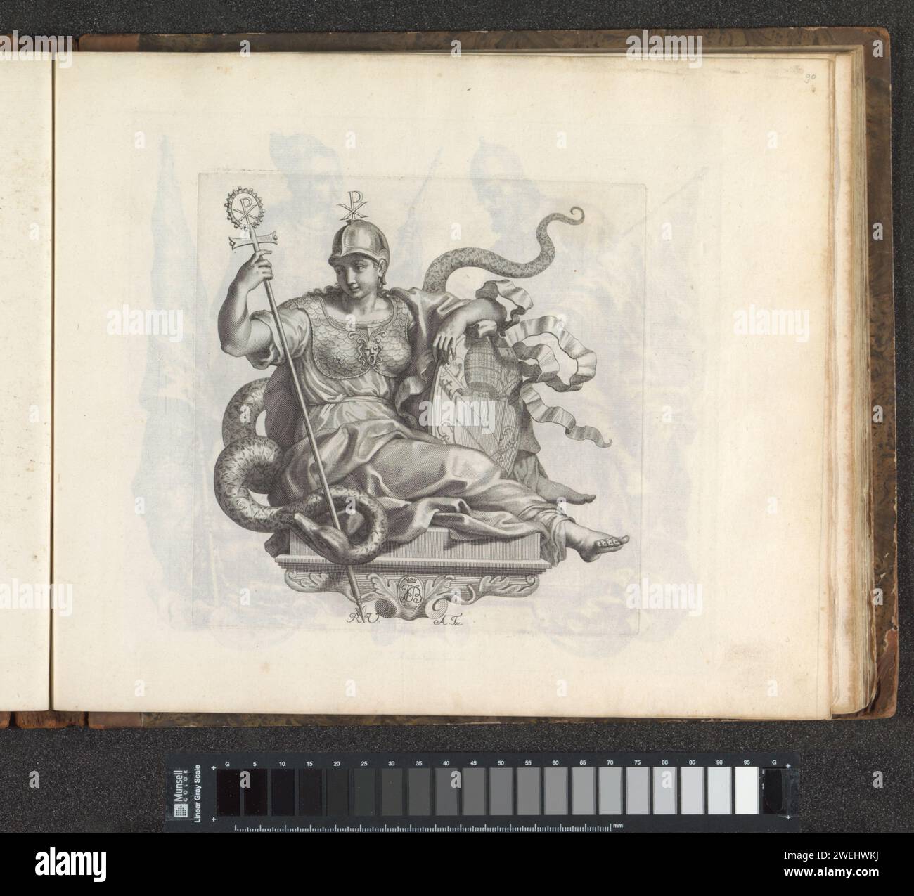 Personification of the Holy Rome with the weapon of Pope Eugenius IV ...