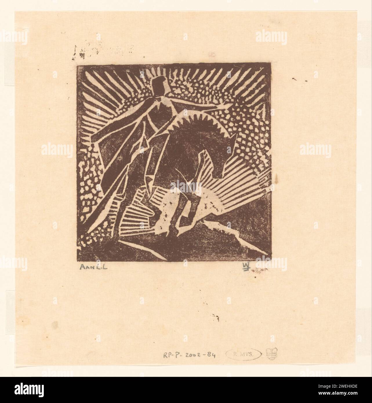 Ridder on horseback, Joub Wiertz, 1903 - 1966 print Japanese paper ...