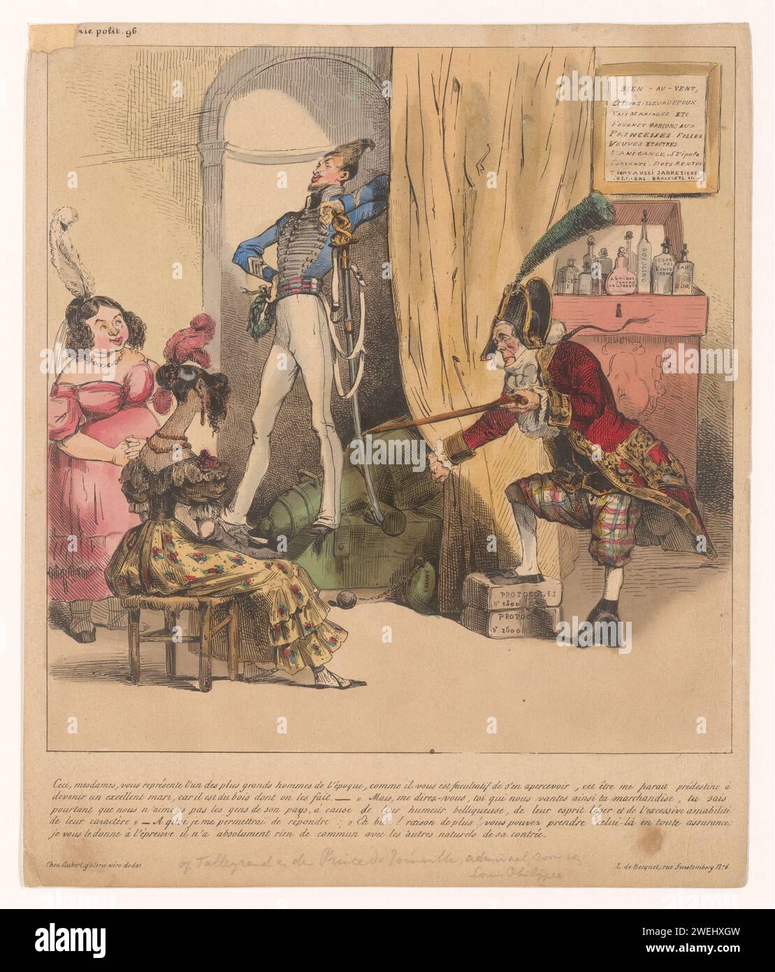 French cartoon, Anonymous, 1830 - 1838 print French cartoon on ...