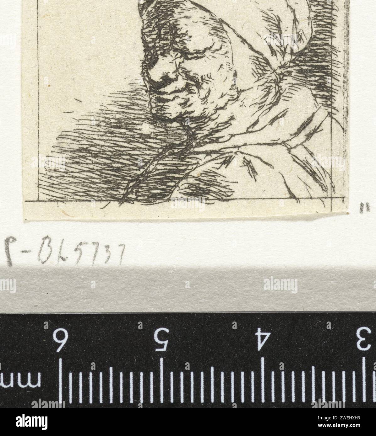 Bust of unknown woman, Christina Chalon, 1758 - 1808 print The bust of ...