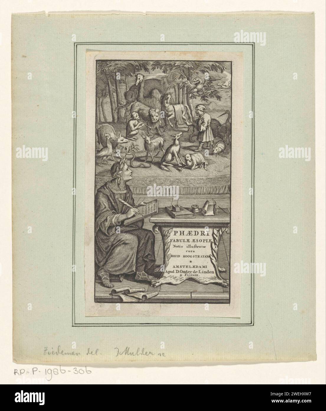 Writer and Dieren, Joseph Mulder, After Philip Tidemann, 1769 - 1787 ...