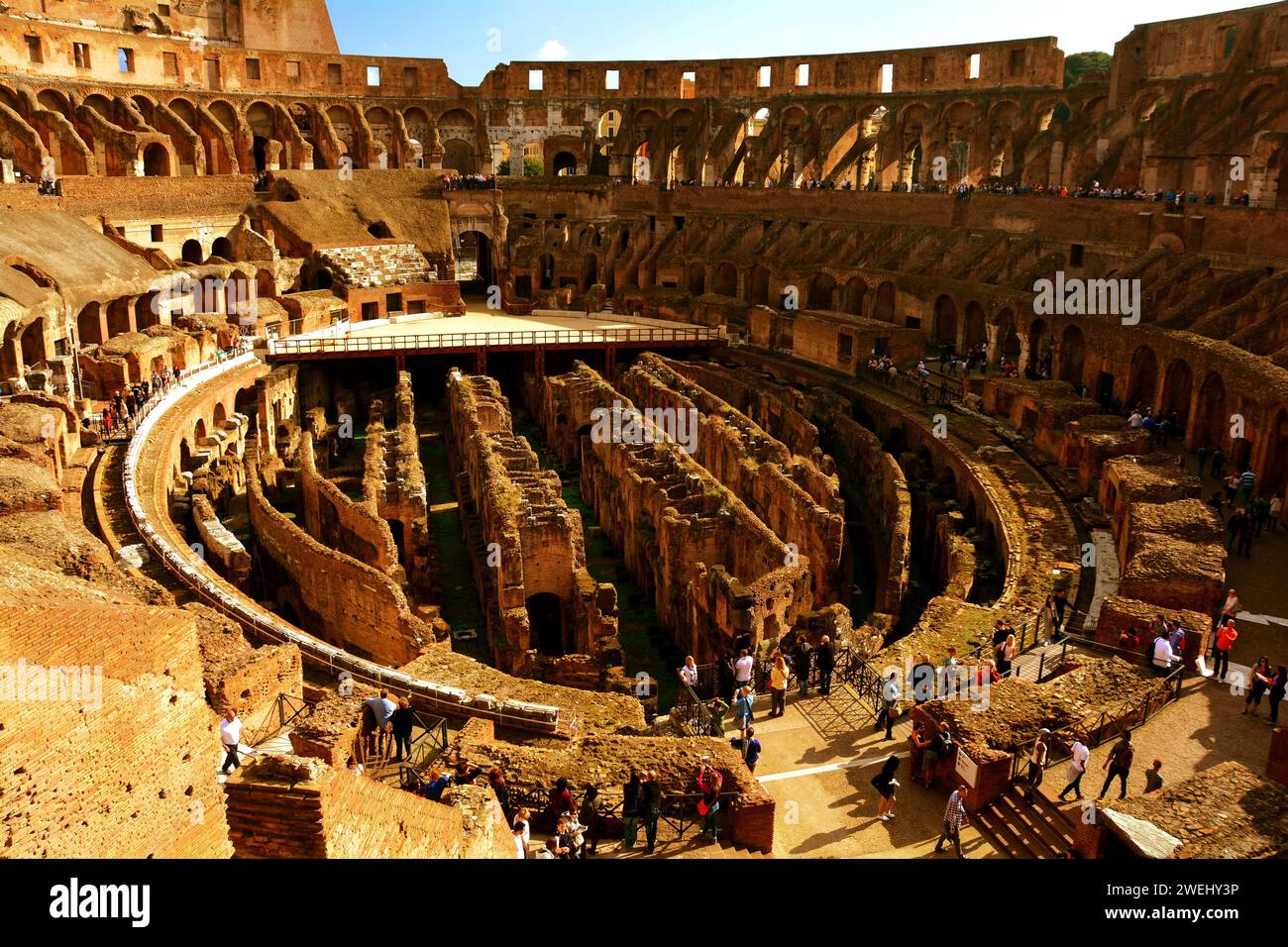 Inside The Roman Colosseum In Ancient Times