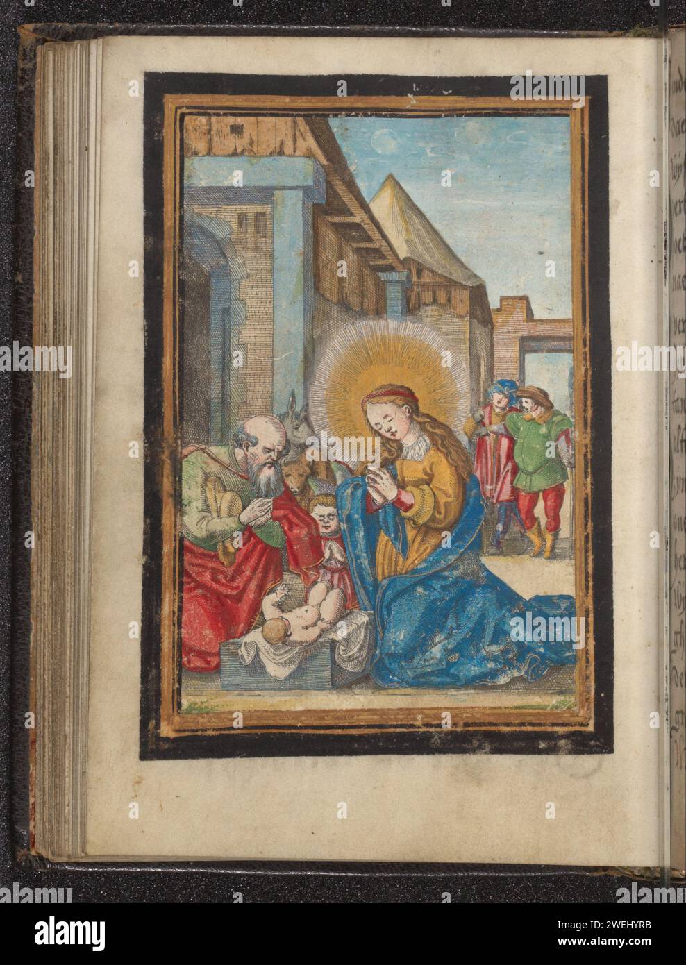 Worship by Jozef and Maria, Frans Crabbe van Epleghem, 1497 - 1552 ...