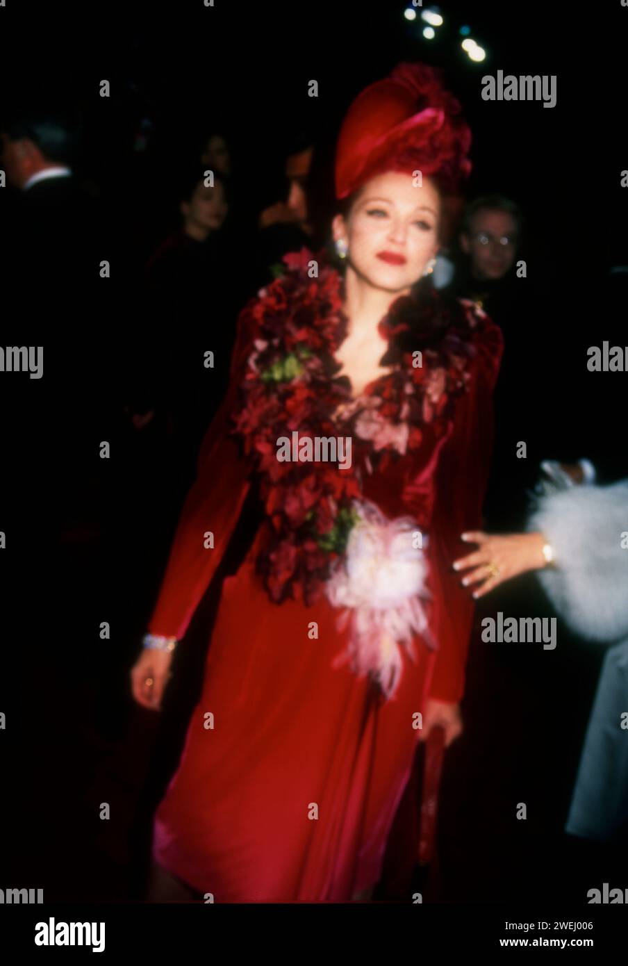 Los Angeles, California, USA 14th December 1996 Singer Madonna attends ...