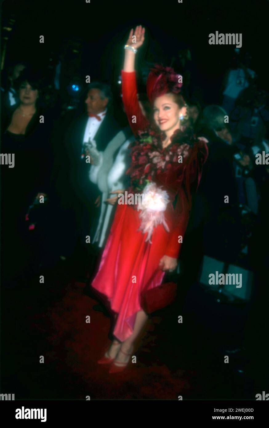 Los Angeles, California, USA 14th December 1996 Singer Madonna attends ...