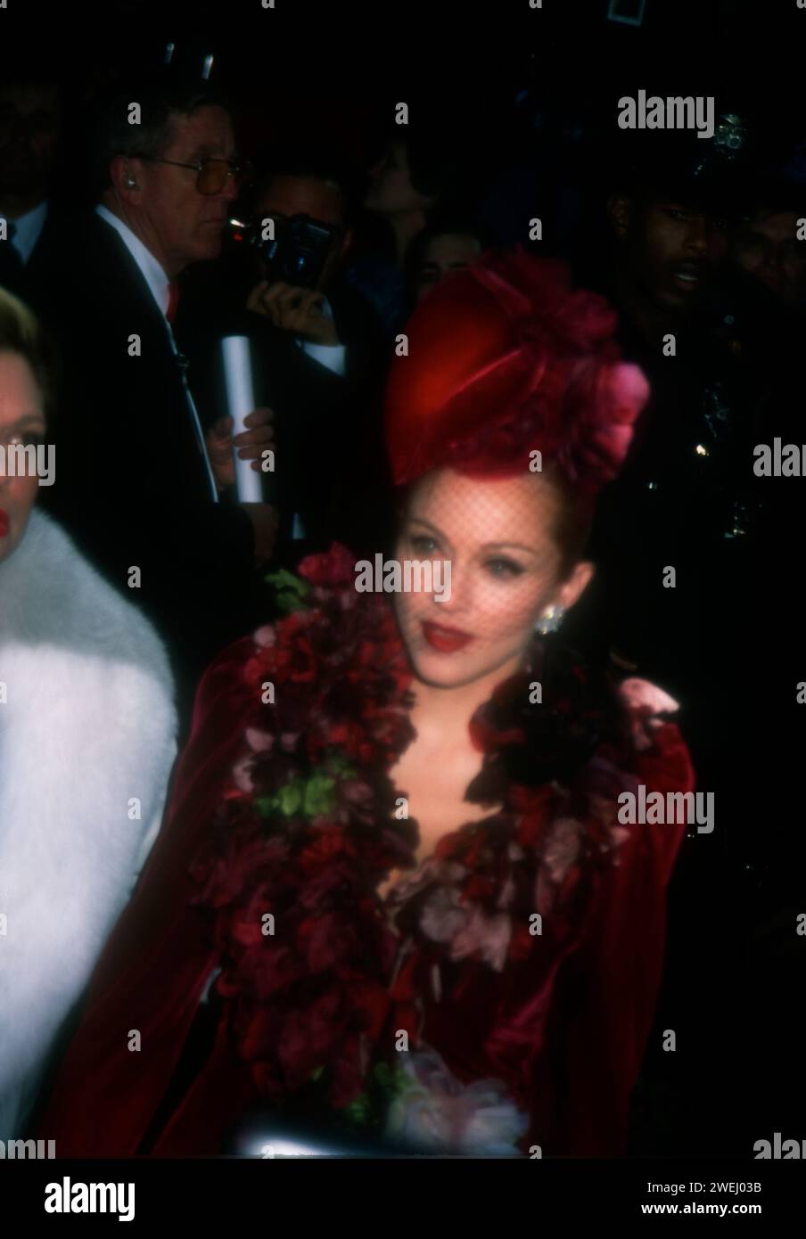 Los Angeles, California, USA 14th December 1996 Singer Madonna attends ...