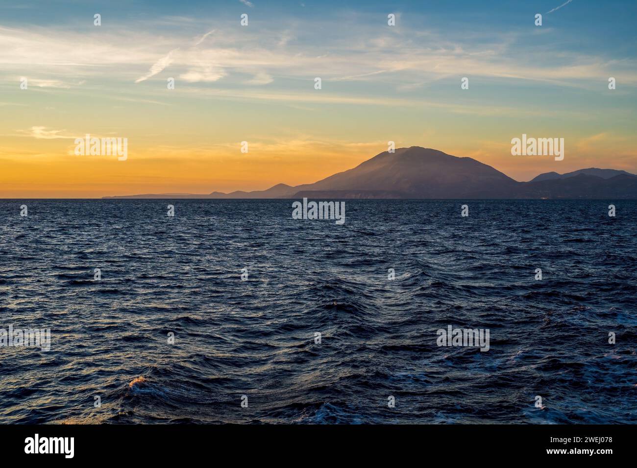 Beautiful sundown in crete greece hi-res stock photography and images ...