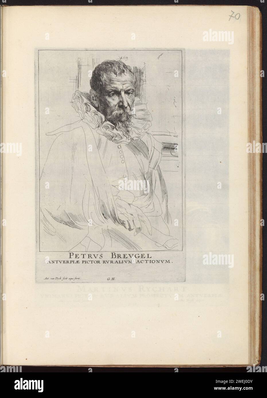 Portrait of Pieter Brueghel de Jonge, 1645 - 1646 print This print is ...
