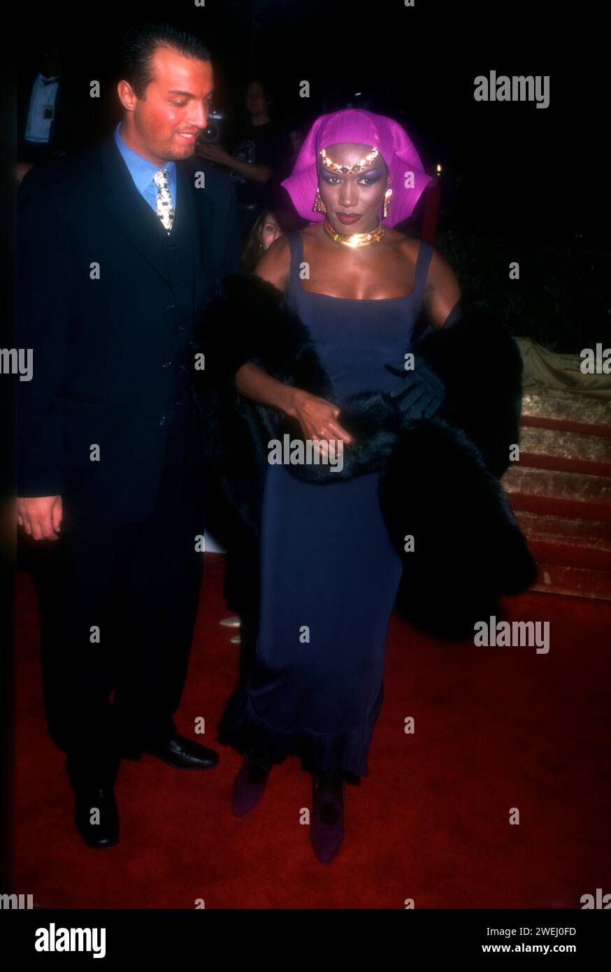 Los Angeles, California, USA 14th December 1996 Singer Grace Jones ...