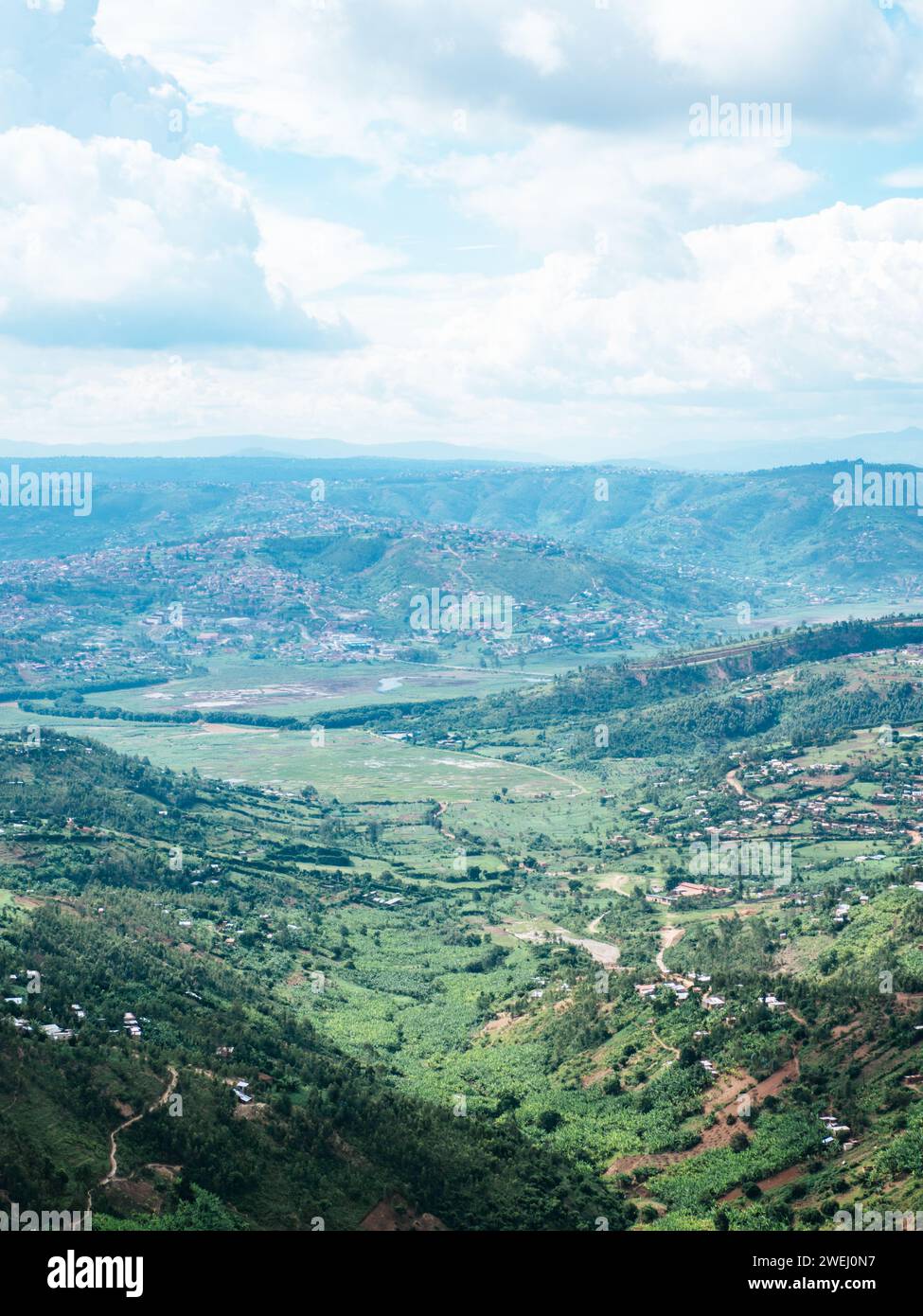 View from the summit of Mt.Kigali, Kigali, Rwanda Stock Photo - Alamy