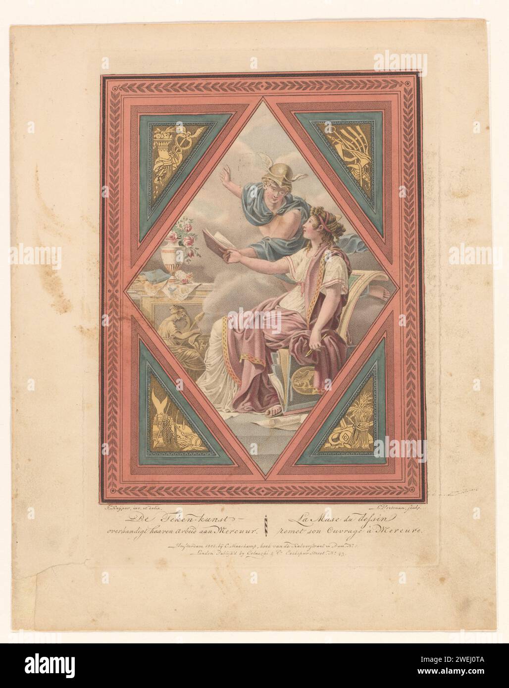 Drawing shows her work at Mercury, Ludwig Gottlieb Portman, after ...