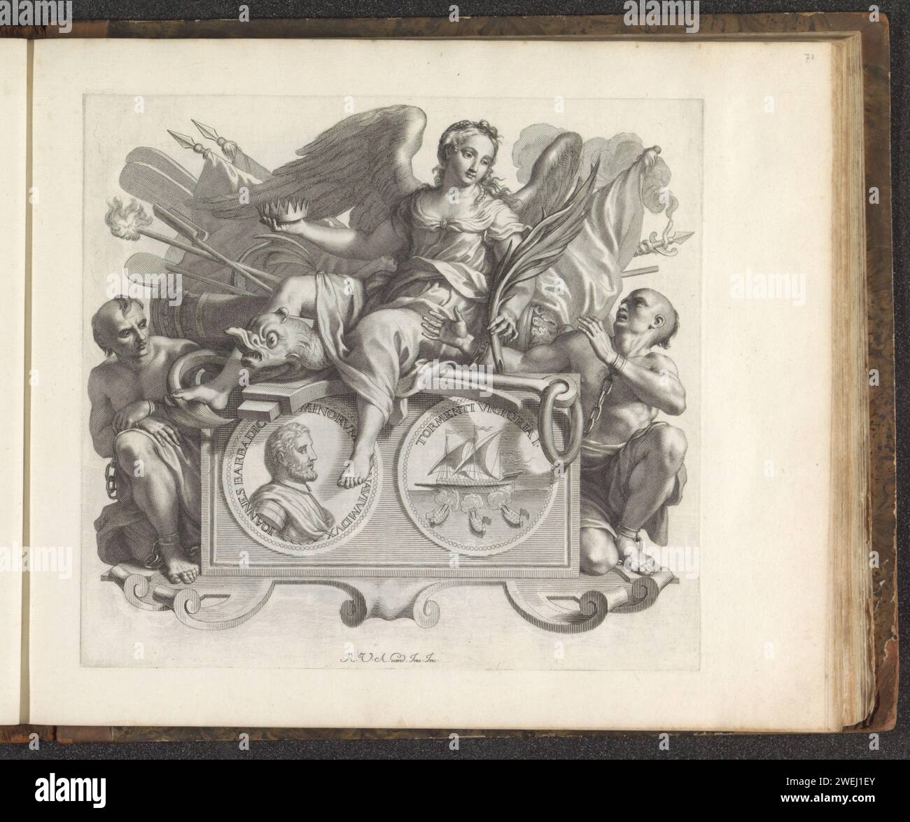 Portrait of Giovanni Barbarigo and the personification of military ...