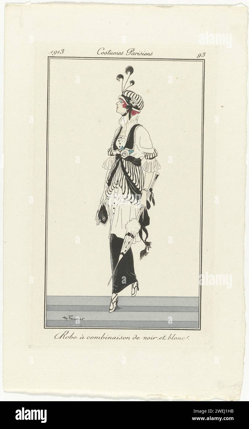Journal of ladies and fashions, Parisian costumes, 1913, No. 93 ...