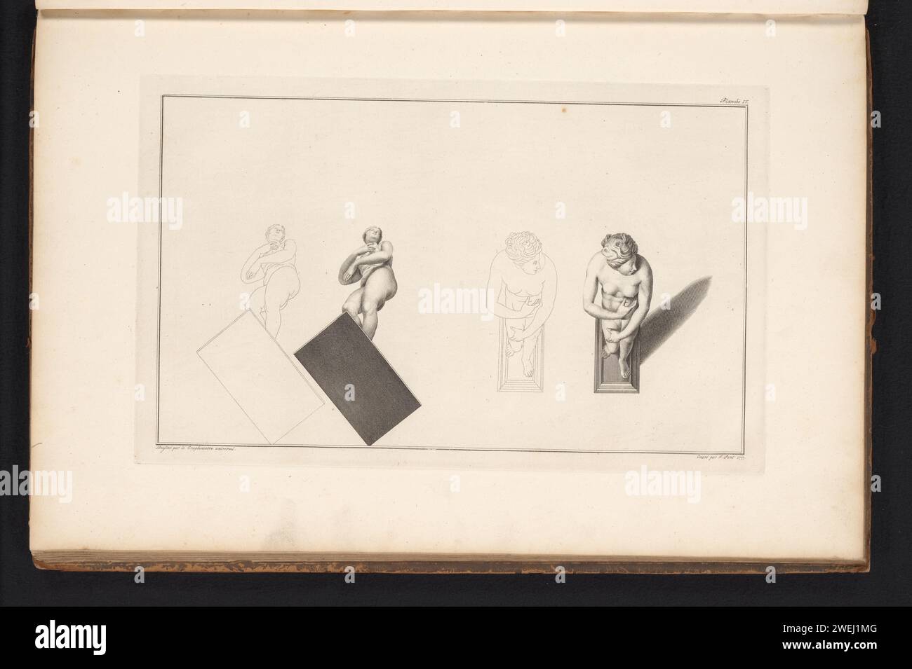 Statue of Venus de 'Medici, in two positions, Jan Punt, 1777 - 1778 ...