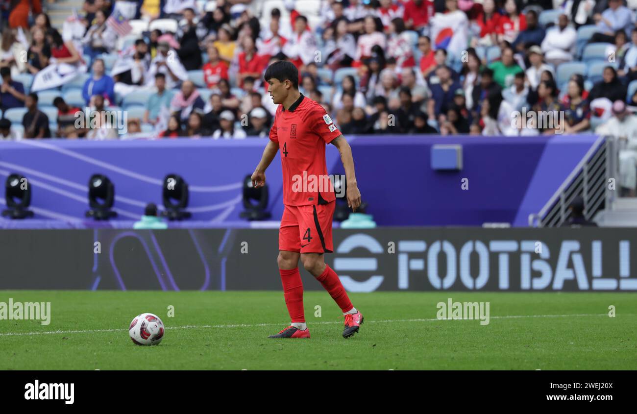 AL WAKRAH, QATAR - JANUARY 25: Kim Min-jae of South Korea during the ...