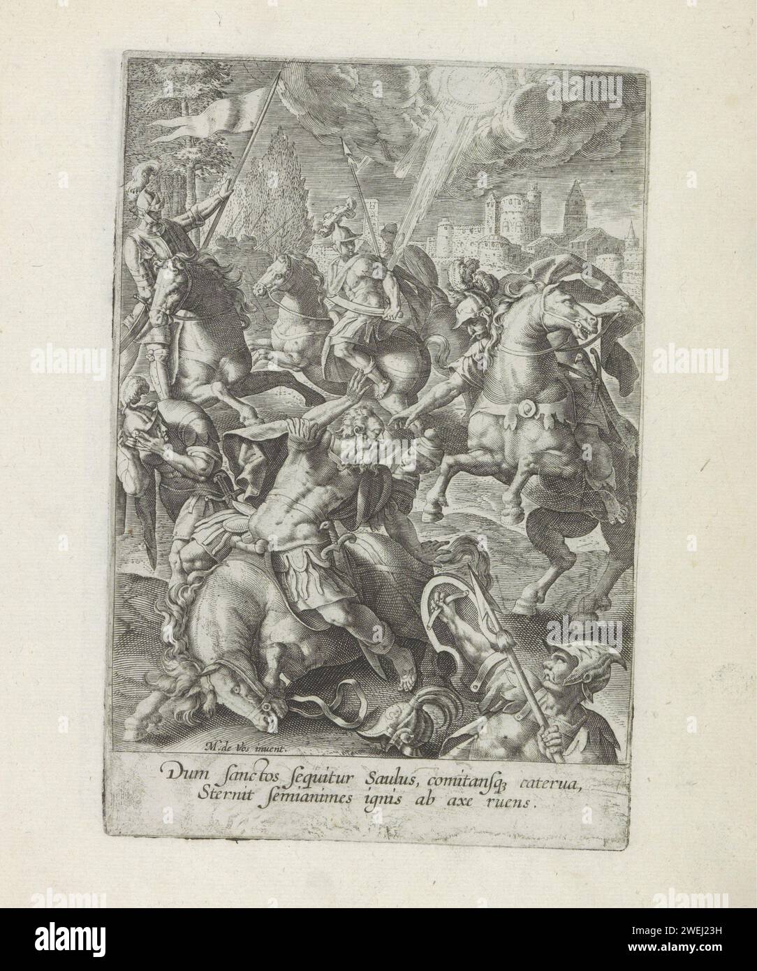 Conversion of Paulus, 1591 - 1600 print Saul, the later apostle Paulus ...