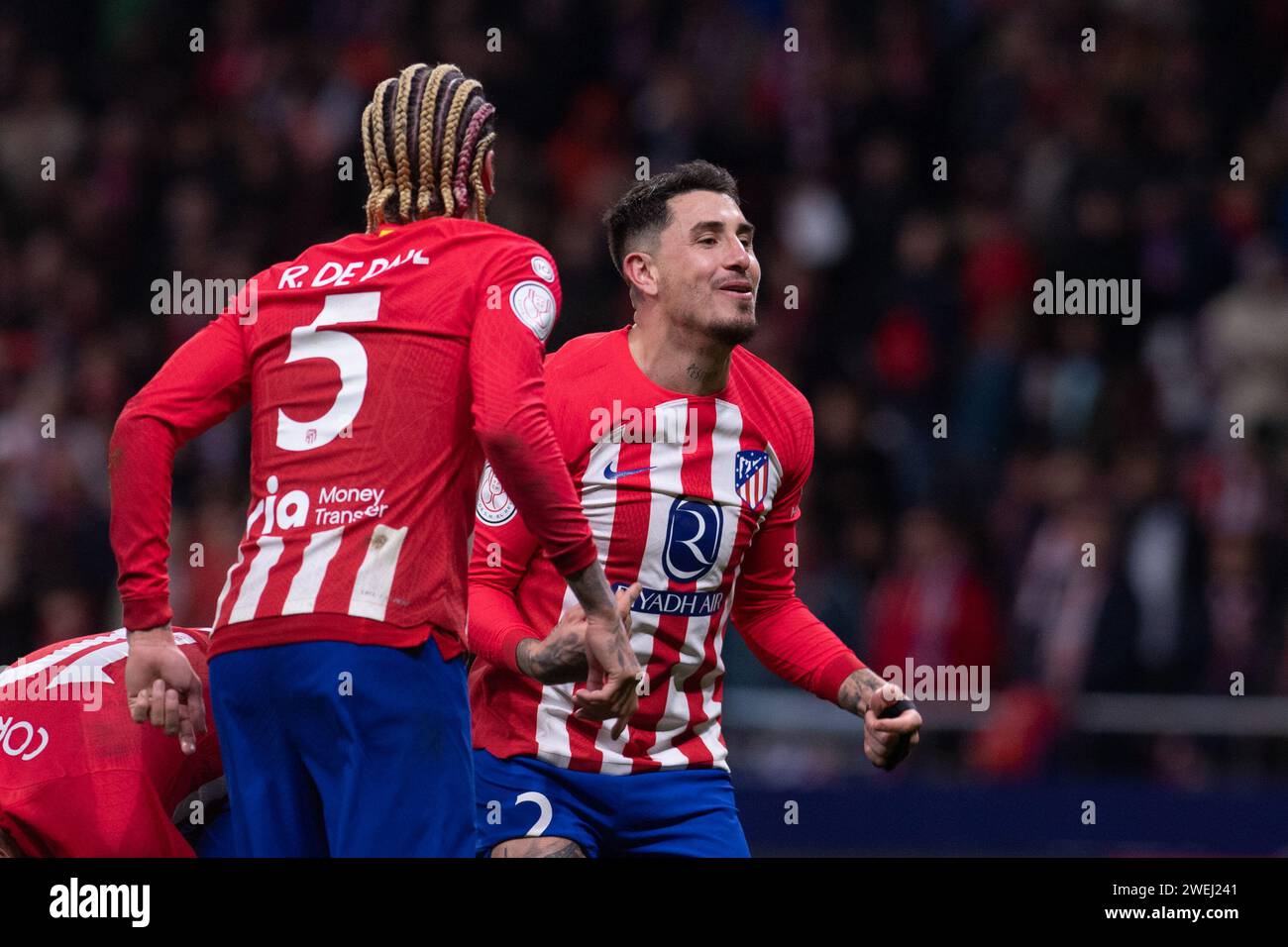 25th January 2024; Metropolitano Stadium, Madrid, Spain, Spanish Copa ...