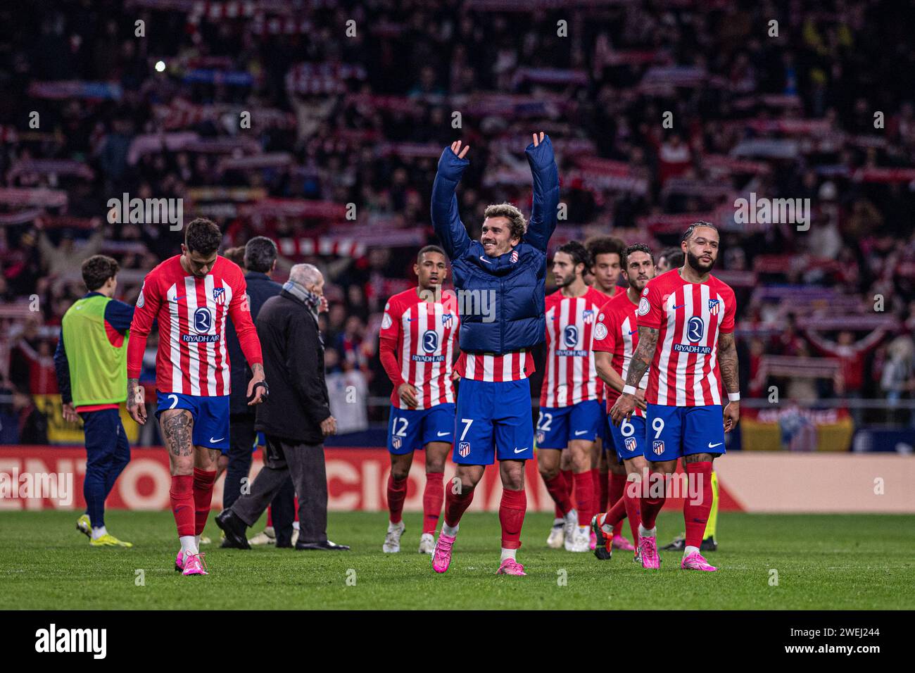 25th January 2024; Metropolitano Stadium, Madrid, Spain, Spanish Copa ...