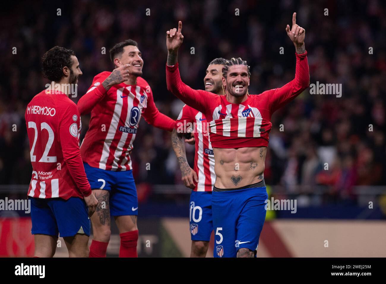 25th January 2024; Metropolitano Stadium, Madrid, Spain, Spanish Copa ...