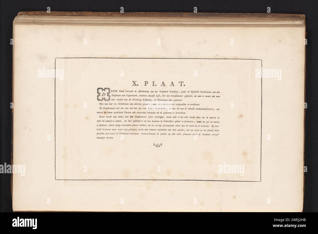 Explanation of a painting, Antoine George Eckhardt, 1777 - 1778 text sheet Text sheet with a ...
