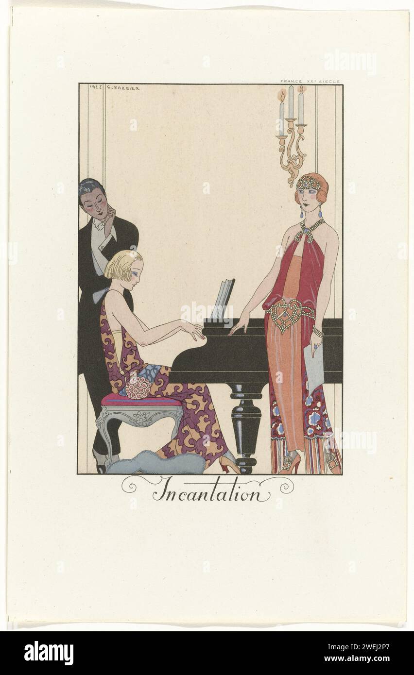 Joie de vivre: Falbalas and Fanfrelaches, George Barbier, 1923 magazine ...