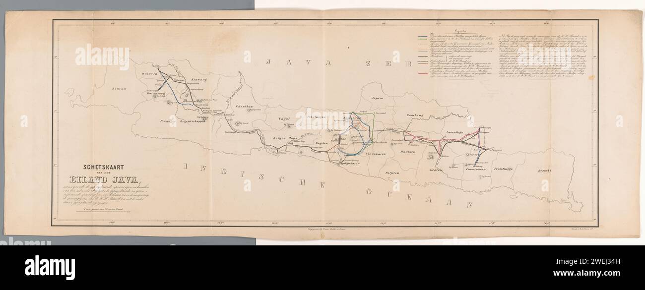 Railway map of java hi-res stock photography and images - Alamy