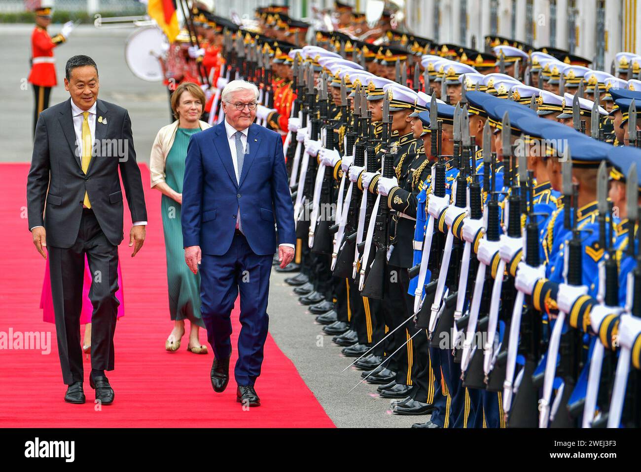 Thailand. 25th Jan, 2024. Srettha Thavisin Prime Minister and Minister ...