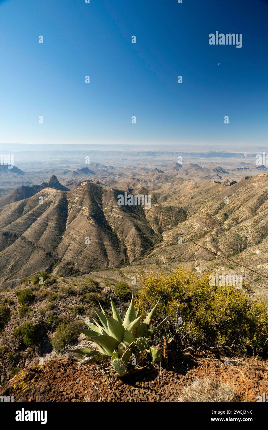 Photograph from the South Rim, Chisos Mountains. Big Bend National Park ...