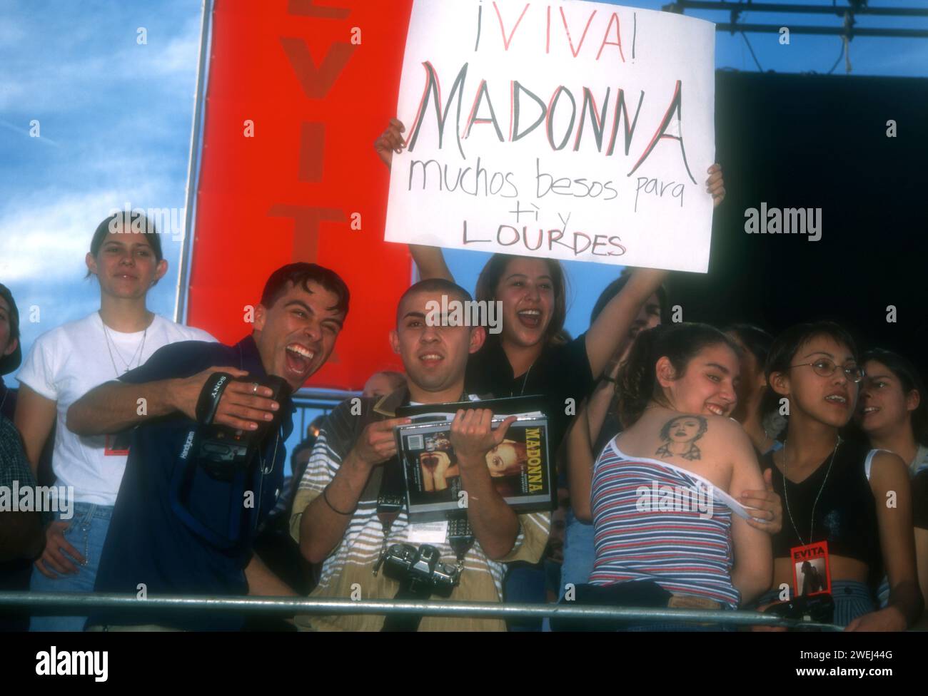 Los Angeles, California, USA 14th December 1996 Fans at Walt Disney ...