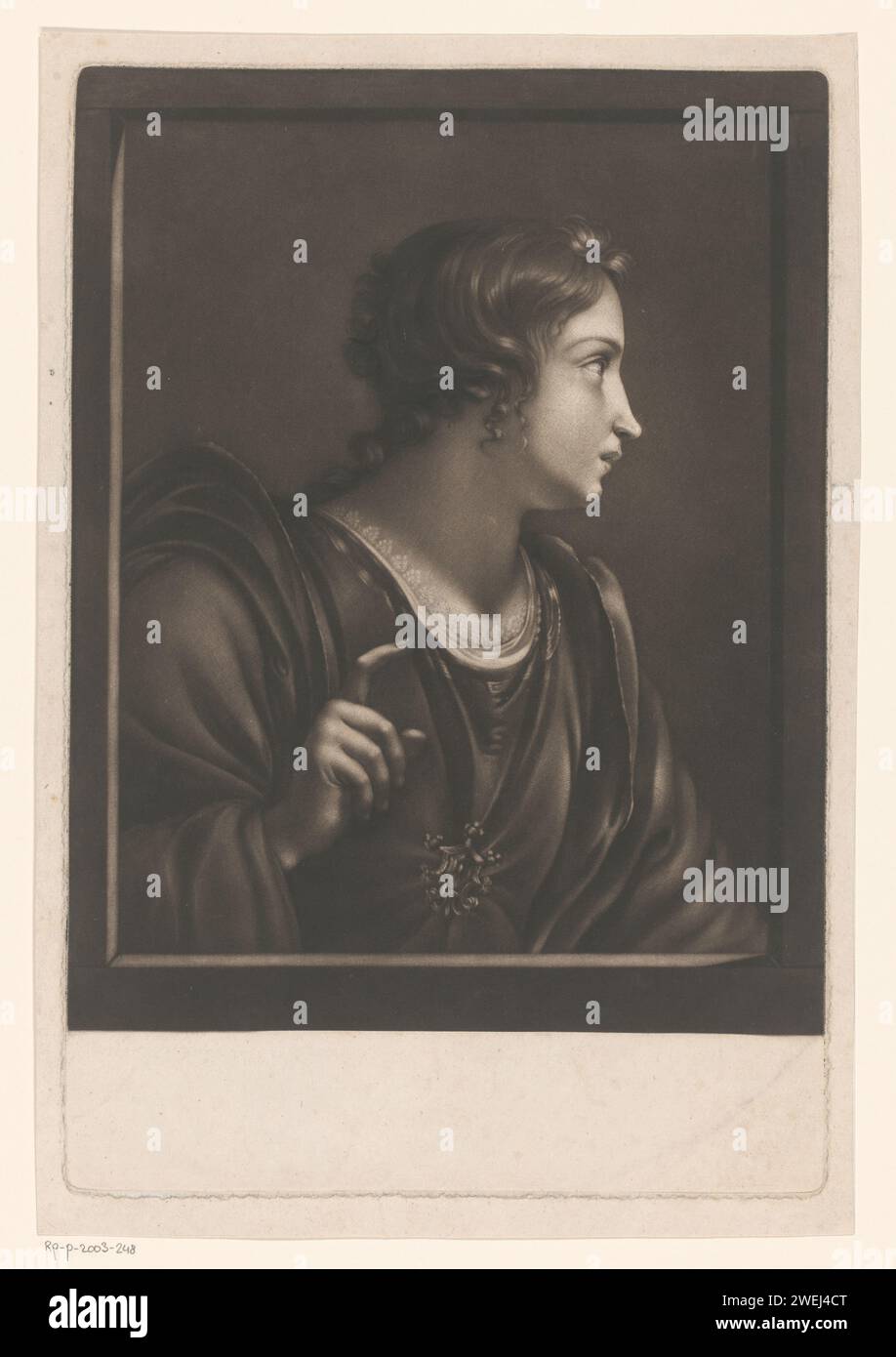 Maria Magdalena, Johann Elias Haid (possibly), 1749 - 1809 print paper ...