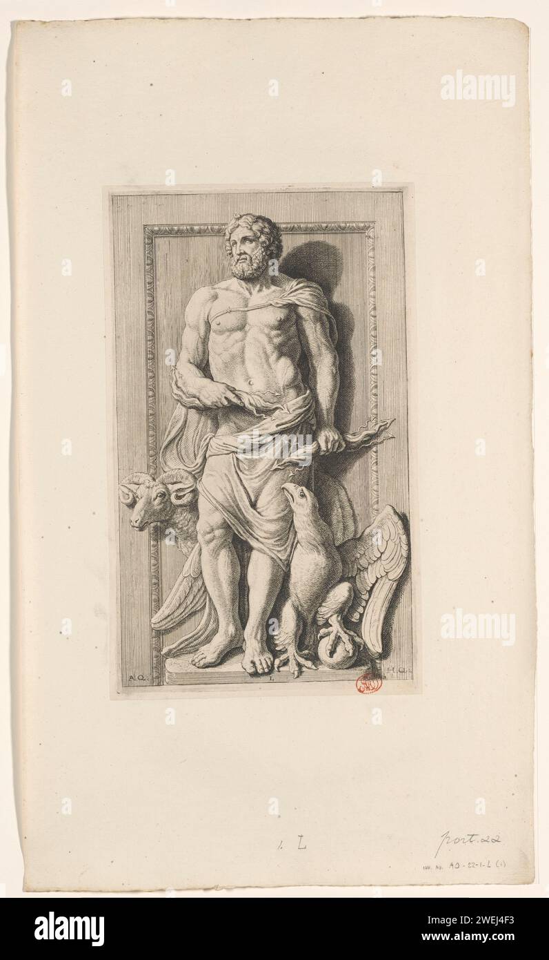 Image of Jupiter in the southern gallery of the Town Hall on Dam Square ...