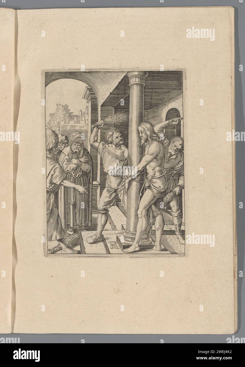 SHEET OF CHRIST, 1610 - 1620 print Christ is, bound by a column ...