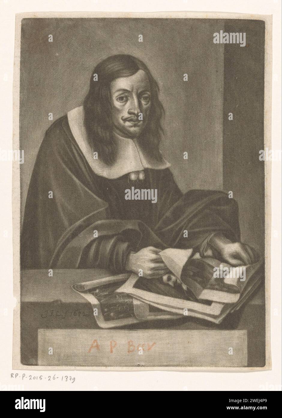 Portrait of Andreas Paul Beer, bookseller in Nuremberg, Johann ...