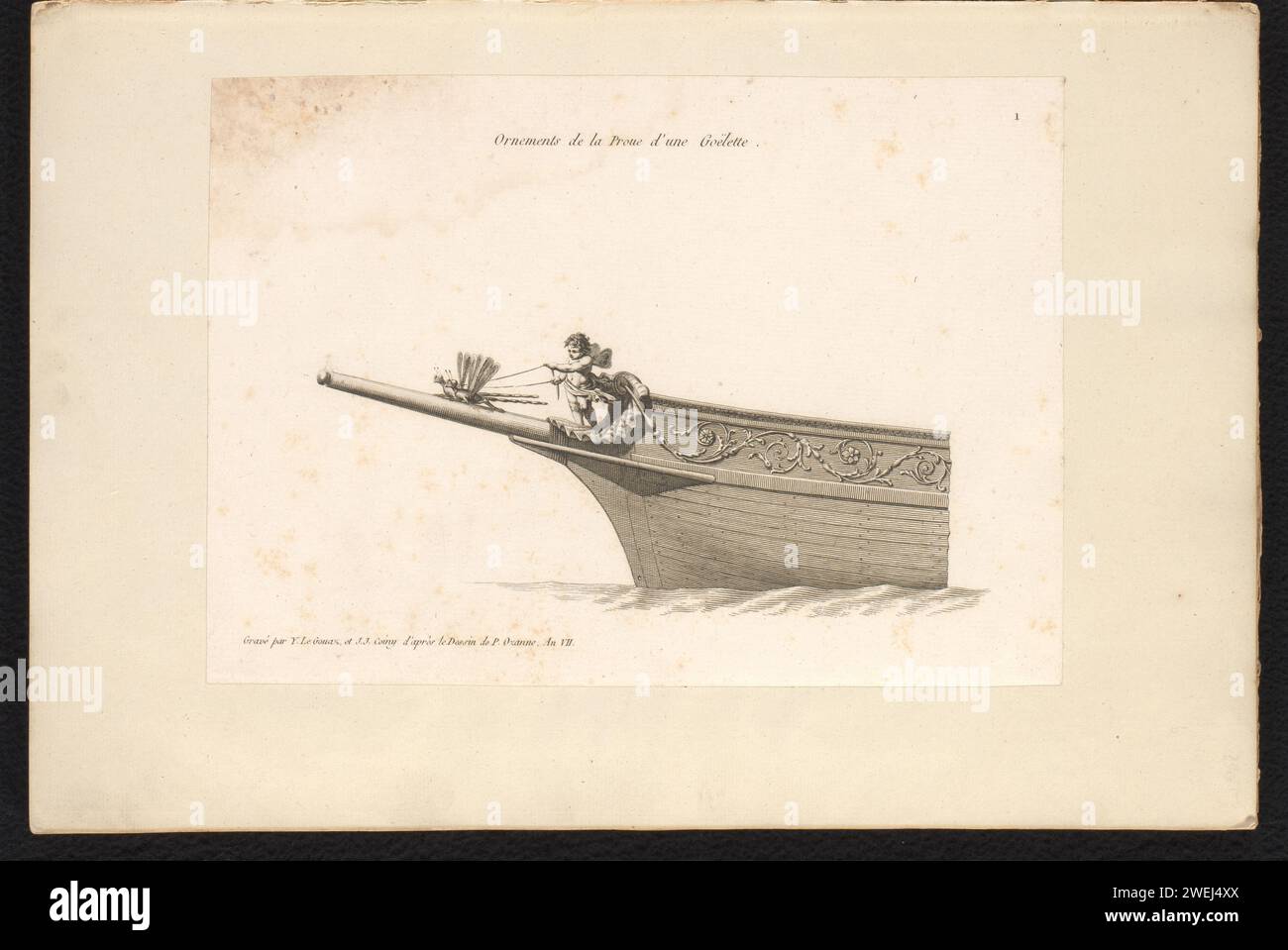 Figurehead of a schooner with a putto and dragonflies, Joseph Coiny ...