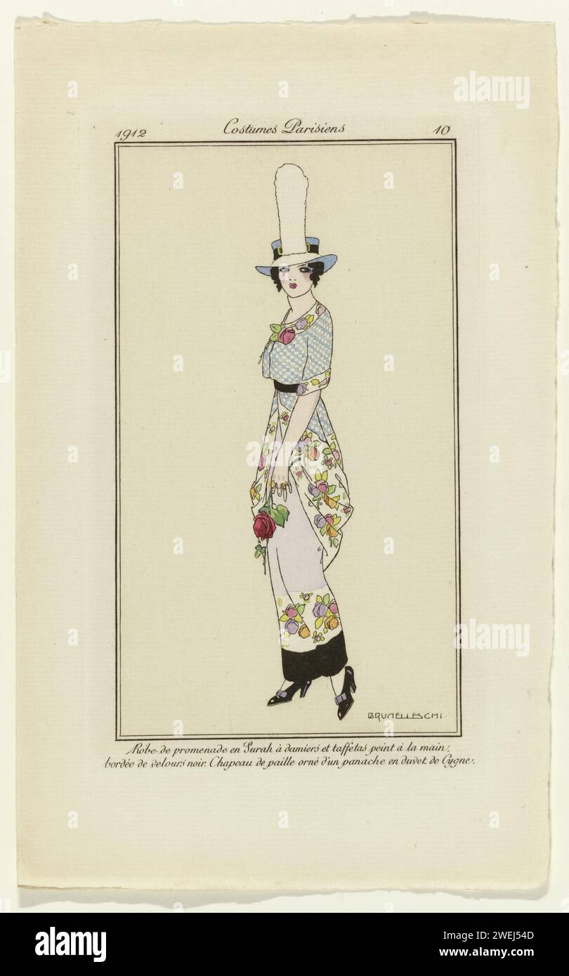 Journal of the ladies and fashions, 1912, Parisian costumes, no. 10 ...