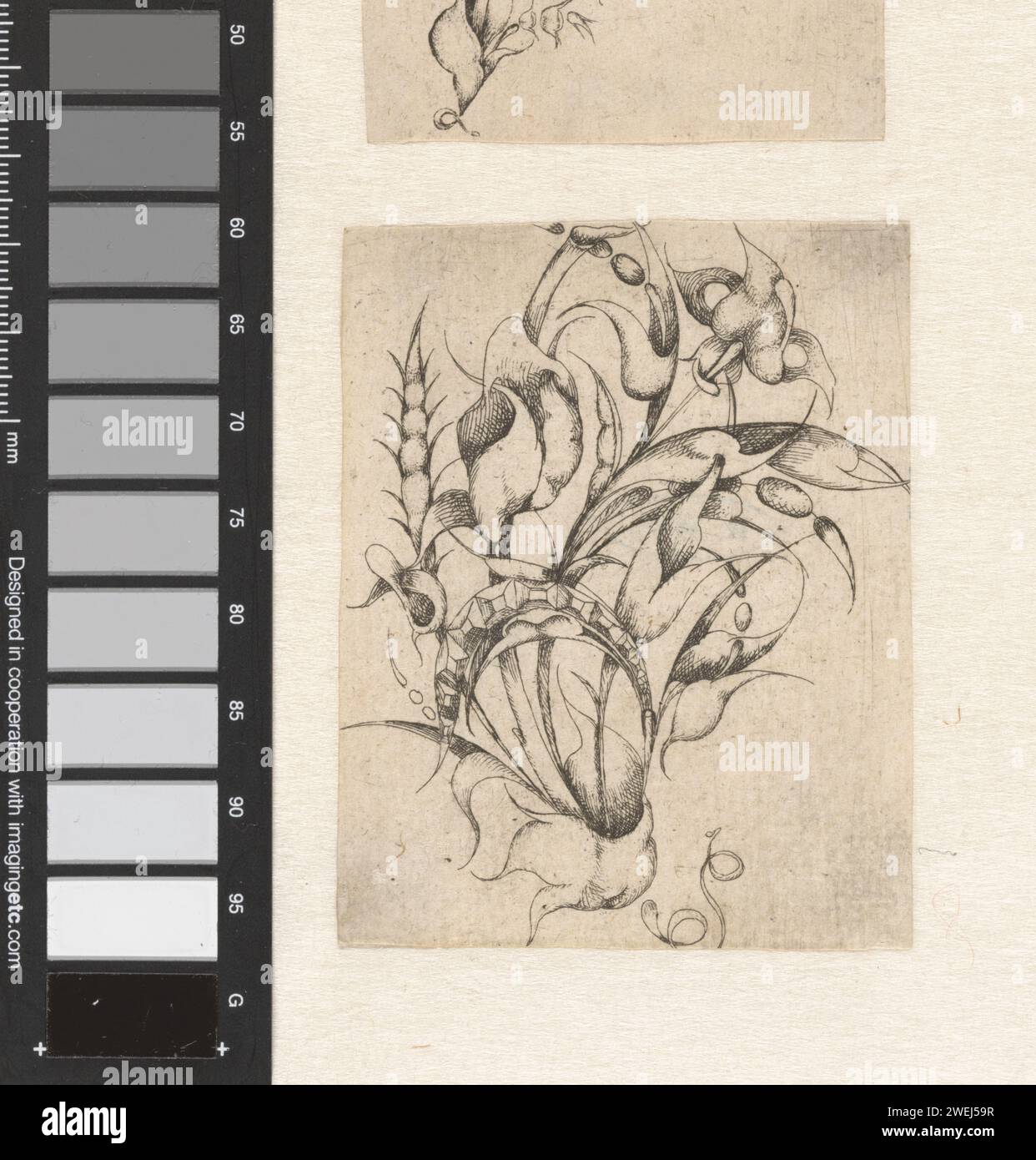 Small goldsmid bouquet with precious stones, anonymous, c. 1620 - c ...