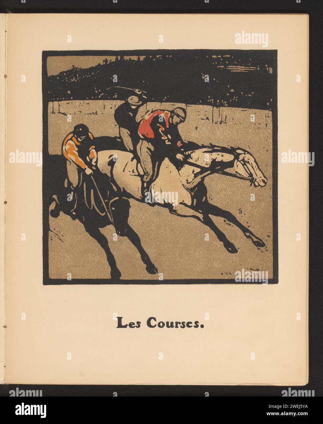 Three Jockeys on the Renbaan, William Nicholson, 1898 print Print is ...