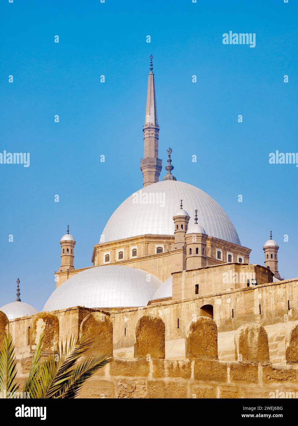 The Ottoman-era Muhammad Ali Mosque, completed in 1848, overlooking ...