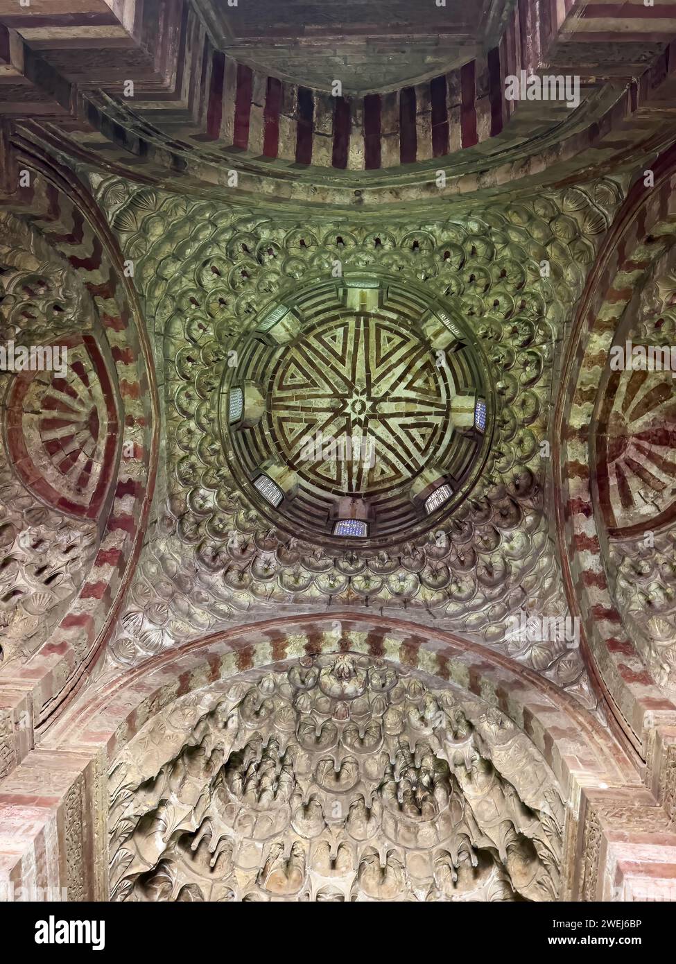 The Mosque of Sultan Hassan, built between 1356 and 1363 during the ...
