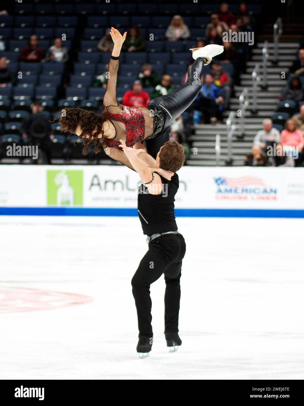 Columbus, Ohio, United States. 25th January, 2024. Caroline Green and ...