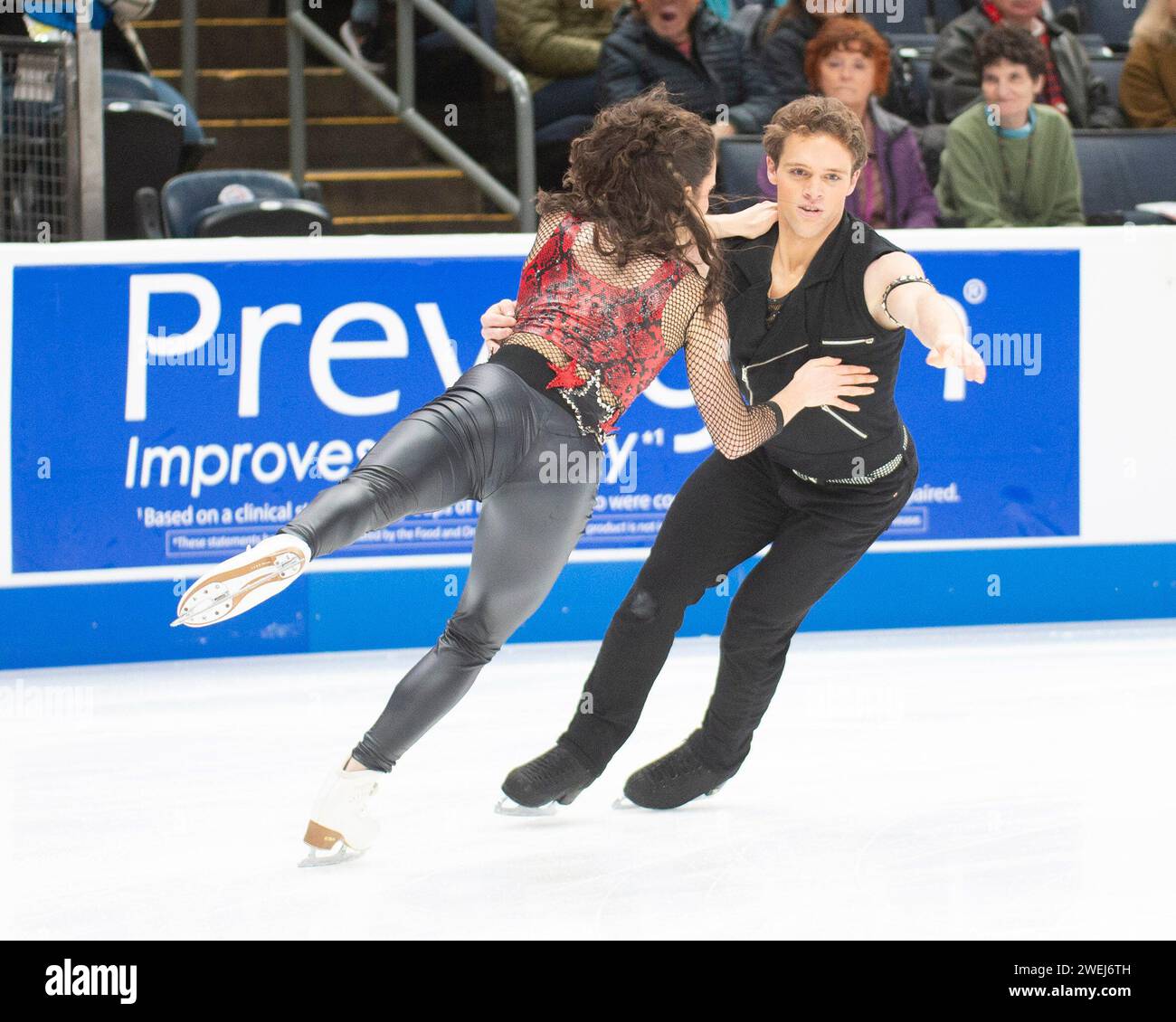 Columbus, Ohio, United States. 25th January, 2024. Caroline Green and ...