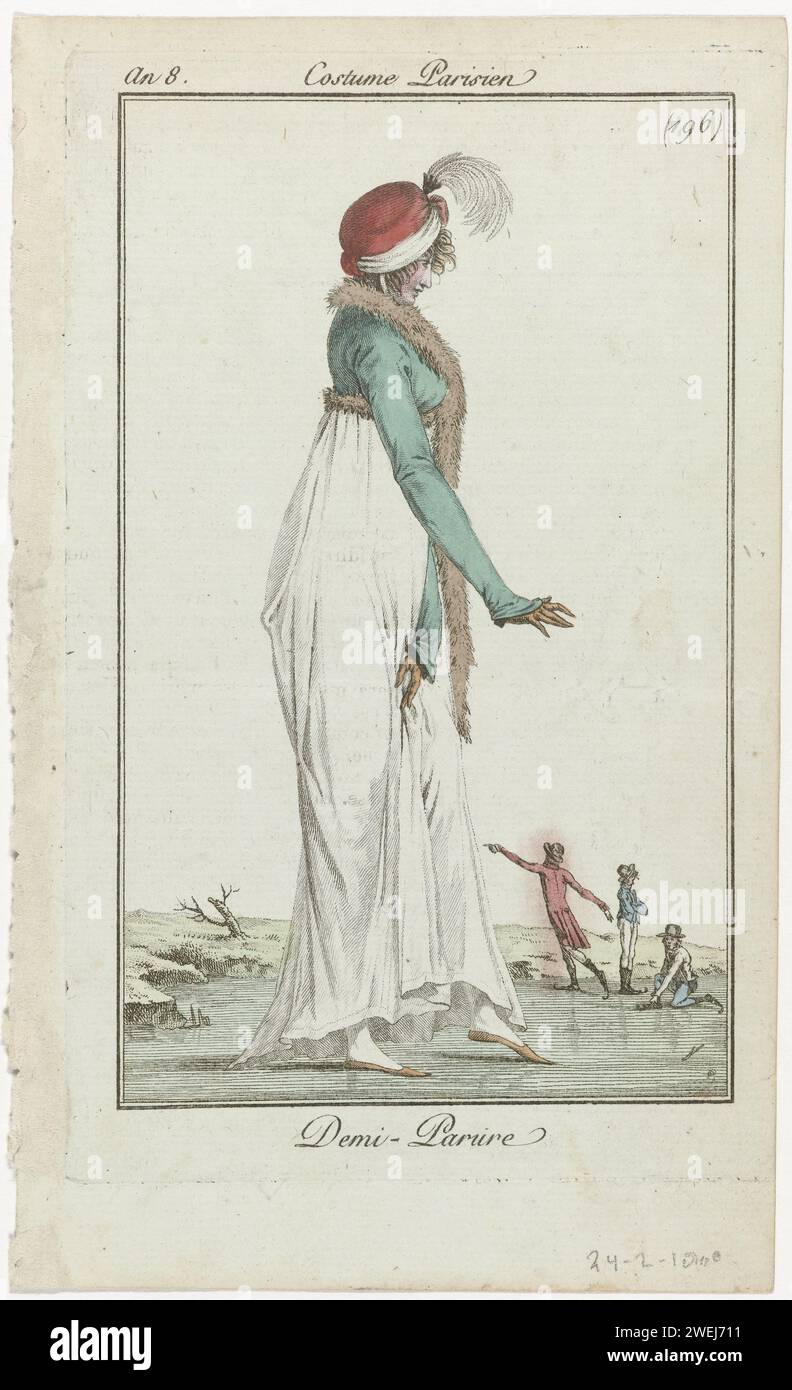 Journal of the ladies and fashions, Parisian costume, February 24, 1800 ...