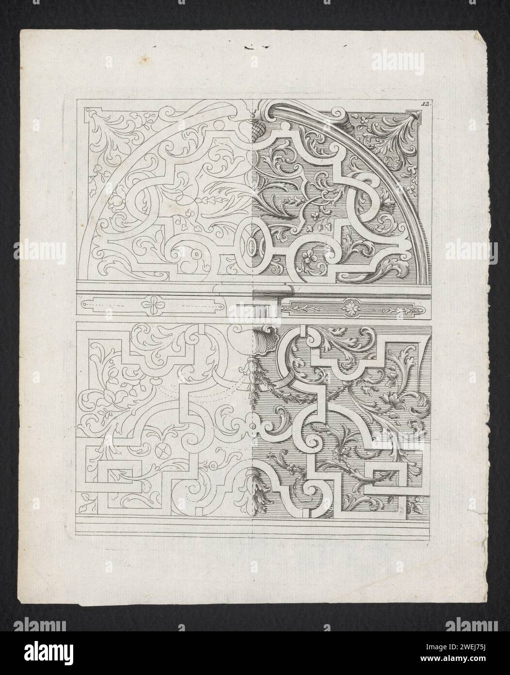 Two rocaille decorations hi-res stock photography and images - Alamy